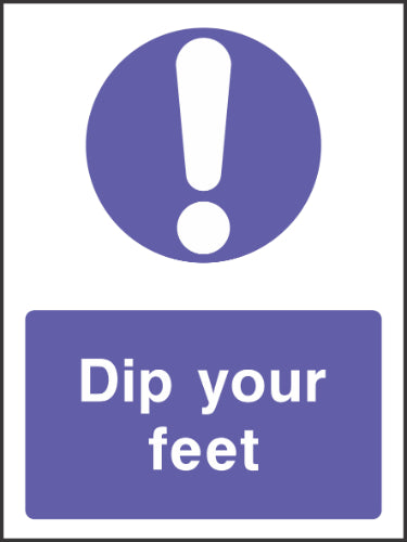 Dip your feet Sign – Sticky Business